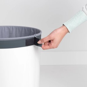 Koš na prádlo Brabantia 60l bílý/korkové víko