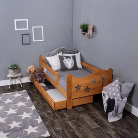 Via-nábytek Dětská postel s roštem Mája 70 x 140 Povrchová úprava postele: Moření odstín olše