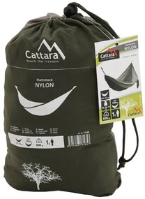 Cattara Houpací síť NYLON 275x137cm zeleno-hnědá