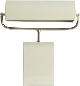 Krémová kovová stolní lampa (výška 38 cm) Cardona – Light &amp; Living