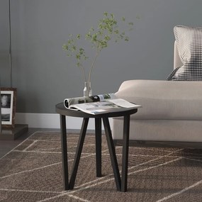 Čajový stolek černý Ø 35 cm MDF 331667