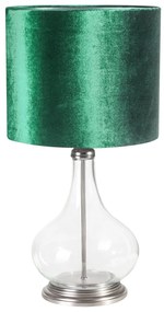 LAMPA KIM 32X32X61 CM TMAVĚZELENÁ