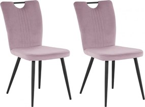 Danish style Jídelní židle Suri (SADA 2 ks), fialová