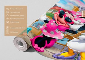 Dětská vliesová fototapeta na zed' Minnie a Daisy, Disney | 155 x 110 cm | DFTDNM 5228