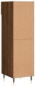 Botník hnědý dub 30 x 35 x 105 cm kompozitní dřevo - Default Title