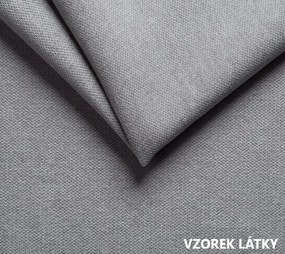 Rozkládací třímístná pohovka Dream 195 cm šedá