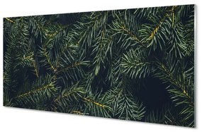 Obraz na skle Vánoční strom větvičky 125x50 cm
