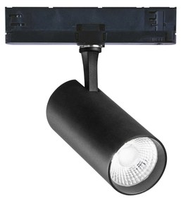 Ideal Lux Nastavitelný kompaktní LED reflektor FOX 25W CRI90 Barva: Černá, Chromatičnost: 3000K, Stmívání: 1-10V
