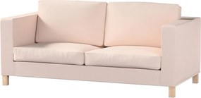 Potah na pohovku IKEA Karlanda rozkládací, krátký barva růžová látka pletený vzor