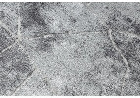 Kusový koberec Mramor šedý kruh 200cm