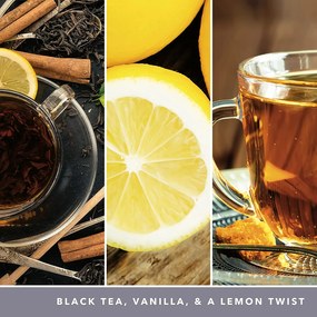 Yankee Candle vonná svíčka Signature Tumbler ve skle velká Black Tea & Lemon 567g