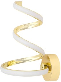 Toolight - LED nástěnná lampa SPRING UP APP830-W, zlatá, OSW-09182