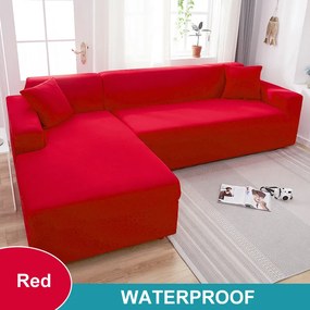 Elastický potah na pohovku či křeslo - voděodolný (1 sedadlo) Barva: Červená