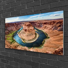 Obraz na skle Velký Kaňon Krajina 120x60 cm