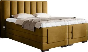 Kontinentální postel VENETA boxspring  s elektrickým polohováním 200X180, růžová (nube 24)