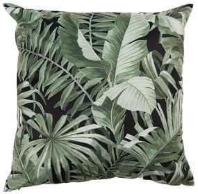 Povlak na polštář se zelenými palmovými listy - 45*45 cm