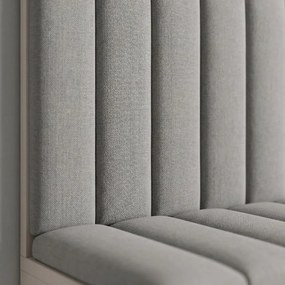 Předsíňová stěna RAYO 1 s čalouněnými panely, 140 cm, kašmír/ béžová