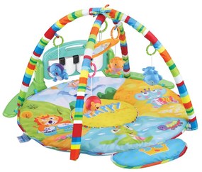Hrací deka s piánkem Baby Mix Safari Multicolor