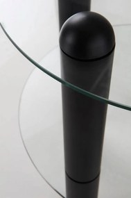 Skleněný kulatý odkládací stolek ø 48 cm Egan – Jotex