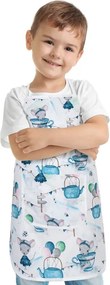 Bellatex Dětská zástěrka Modrá 37 x 47 cm, pro děti ve věku 3 - 5 let