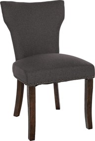Jídelní židle Zadar látka antik-dunkel – tmavě šedá
