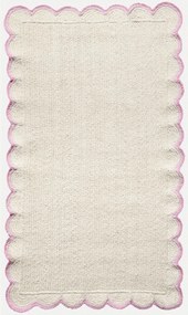 Diamond Carpets India, Ručně vázaný kusový koberec Bonnie SM 14 Silver, 200x290, růžová, chodba / předsíň
