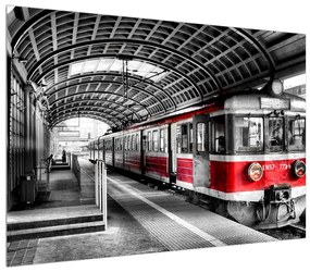 Obraz historického vlaku (100x70 cm)