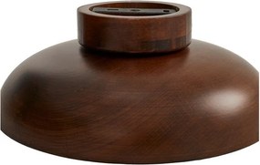 Hnědé stropní svítidlo se skleněným stínidlem ø 24 cm Elsa – Opviq lights