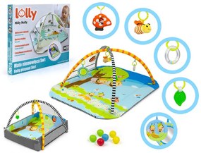 Hrací podložka pro děti Lolly Bees 5v1