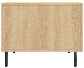 Konferenční stolky 2 ks dub sonoma 50x50x40 cm kompozitní dřevo - Default Title