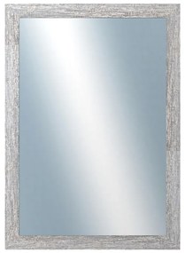DANTIK - Zarámované zrcadlo - rozměr s rámem cca 50x70 cm z lišty RETRO šedá (2530)