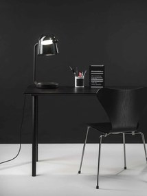 Brokis Mona skleněné stolní svítidlo Barva kování: Černá, Barva skla: Opalín
