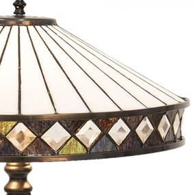 Stolní lampa Tiffany Diamant – 41x59 cm