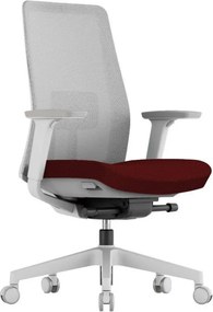 Office Pro Kancelářská ergonomická židle K10 W — více barev Červená