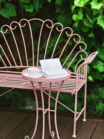 Zahradní stolek CAVEA (růžová). 1022897