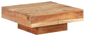Konferenční stolek 80 x 80 x 28 cm masivní akáciové dřevo - Default Title