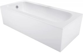 Mexen Vega obdélníková vana 170 x 70 cm s krytem, bílá - 55011707000X
