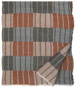 Vlněná deka Sointu 140x180, skořicovo-hnědá