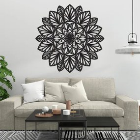 Dřevěná mandala na zeď. Dekorace z přírody Lotus I SENTOP HDF0255