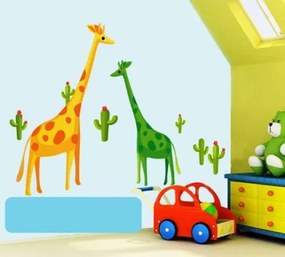 Dětská Samolepka- Žirafy velké