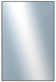 DANTIK - Zarámované zrcadlo - rozměr s rámem cca 80x120 cm z lišty Hliník černá | P01-021 (7001021)