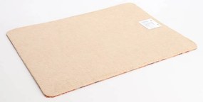 ITC, Metrážový koberec Drops 64, na míru, šíře 4m, oranžová, filc, chodba / předsíň