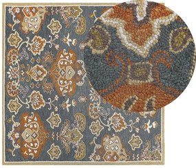 Vlněný koberec 200 x 200 cm vícebarevný UMURLU Beliani