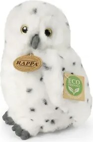 RAPPA Plyšová sova sněžná 19 cm / ECO-FRIENDLY / od 0 měsíců