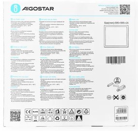 Aigostar - LED Podhledový panel LED/40W/230V 6500K 60x60cm bílá