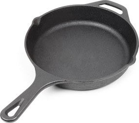Litinová pánev Wiltec – 20 cm, černá (62955)
