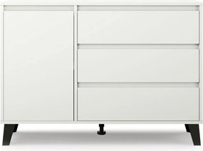 Komoda Borg 1d3s bílá