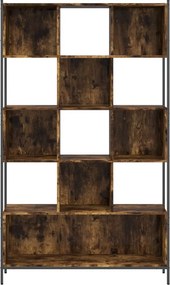 Knihovna kouřový dub 102 x 28 x 172 cm kompozitní dřevo 3213659