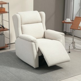 HOMCOM Křeslo s polohovací funkcí, TV Křeslo s jádrem z kapesních pružin, Polstrované křeslo, Relaxační křeslo s nosností až 150 kg pro obývací pokoj…