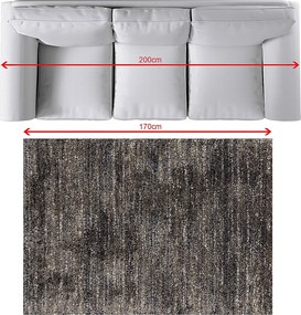 Koberec Royal Living dark grey/sailor blue 120x170cm